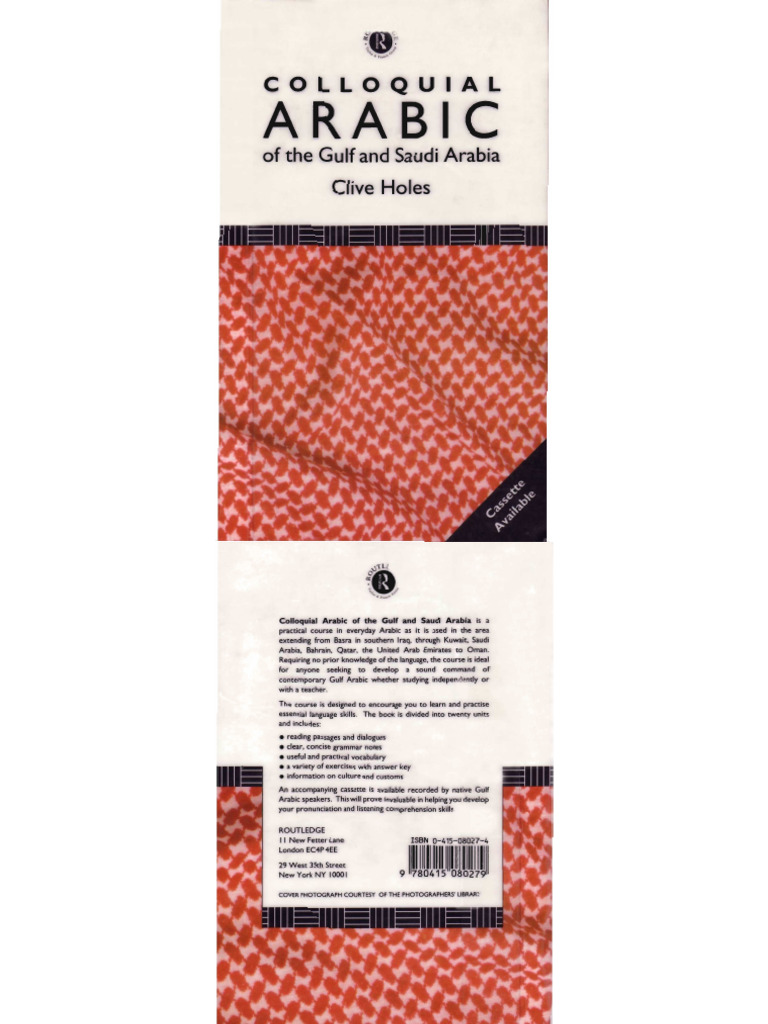 Colloquial Arabic of The Gulf and Saudi Arabia - The Complete Course For Beginners (Book ...