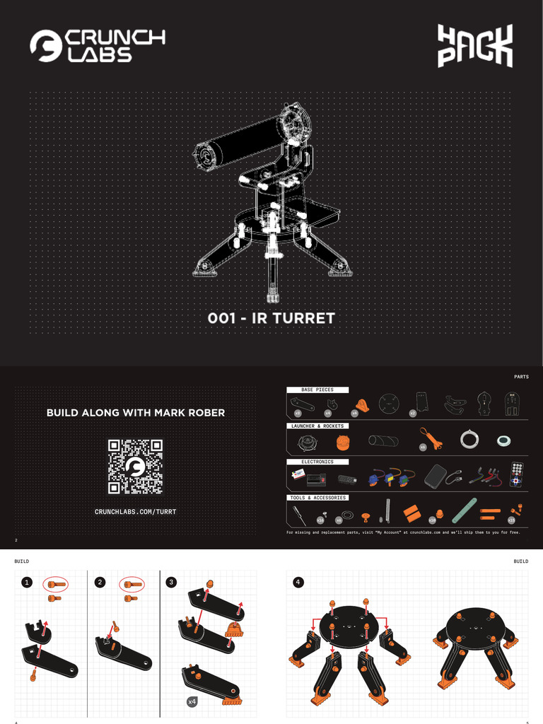 Mark Rober Turret From Hack Pack | PDF | Gun Turret | Infrared
