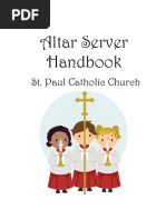 Alter Server Training Manual | PDF | Eucharist | Altar