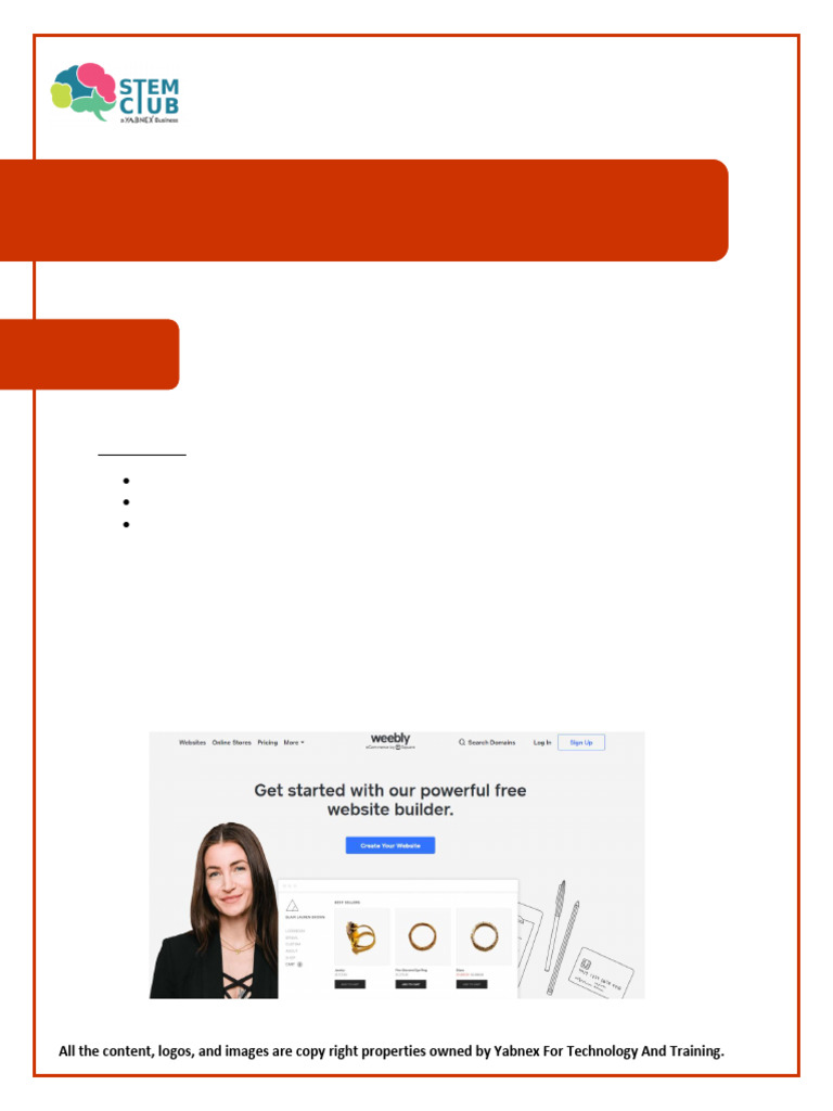 Weebly E-commerce Track Overview | PDF | Html Element | Html