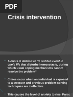 TCI Stress Model of Crisis Overview | PDF | Stress (Biology) | Psychology