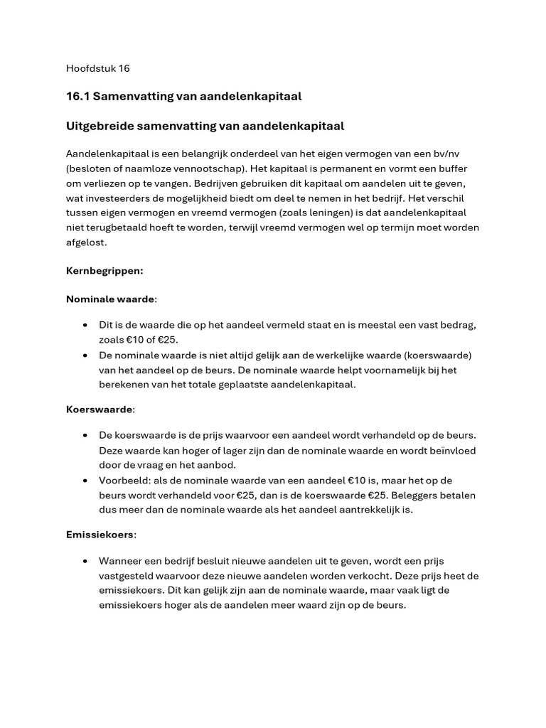 Beco Samenvatting H16-17 | PDF