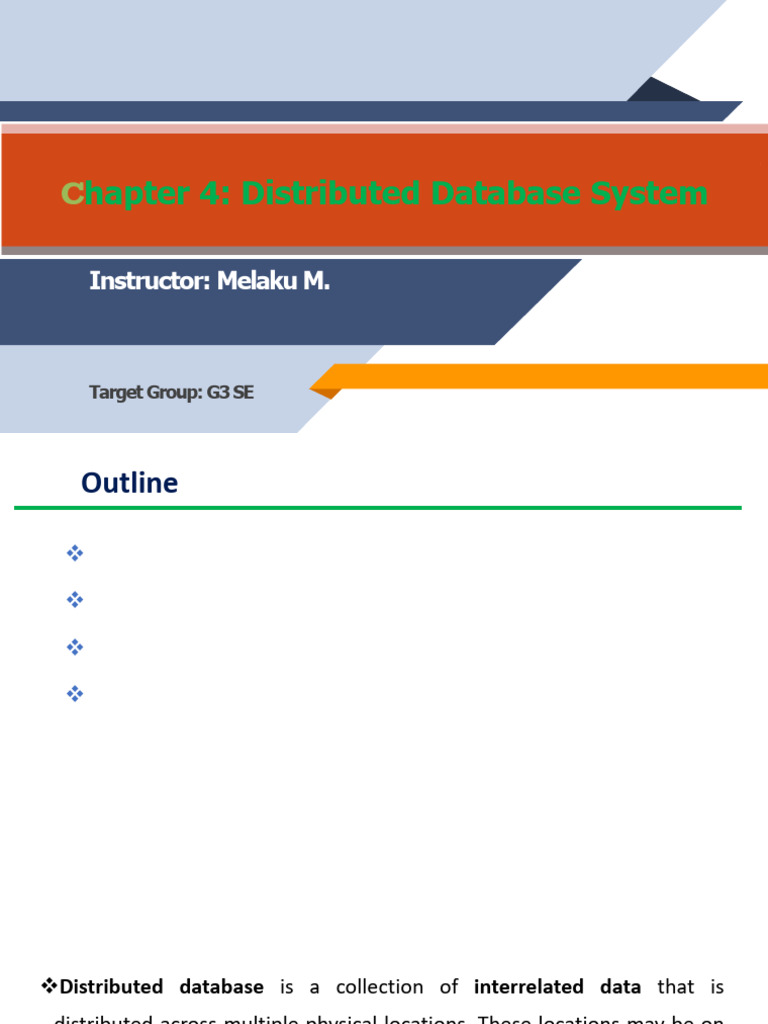 Chapter 4 - Distributed Database System | PDF | Databases | Replication ... Chapter 4 - Distributed Database System | PDF | Databases | Replication ...