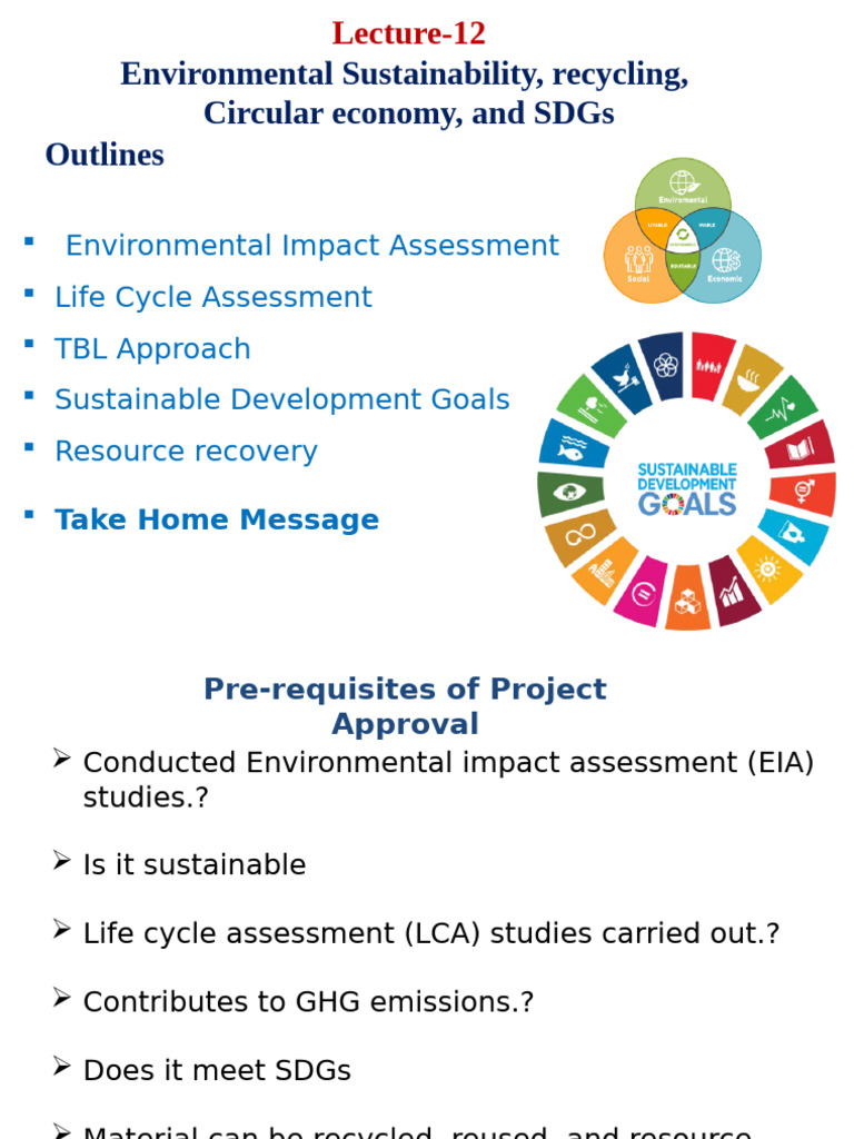 L-12 Environmental Sustainability SDGs Waste Disposal | PDF | Life ...