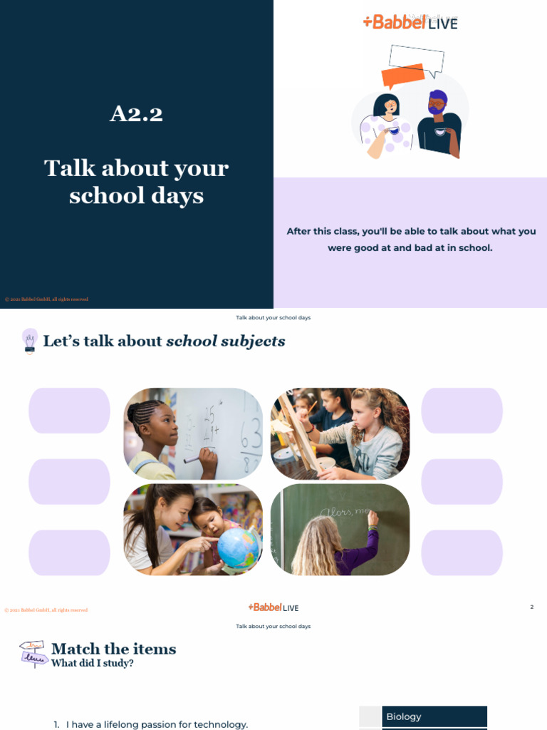 Discussing Your School Experiences | PDF | Cognition | Learning