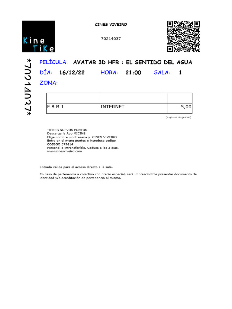Avatar Entradas | PDF