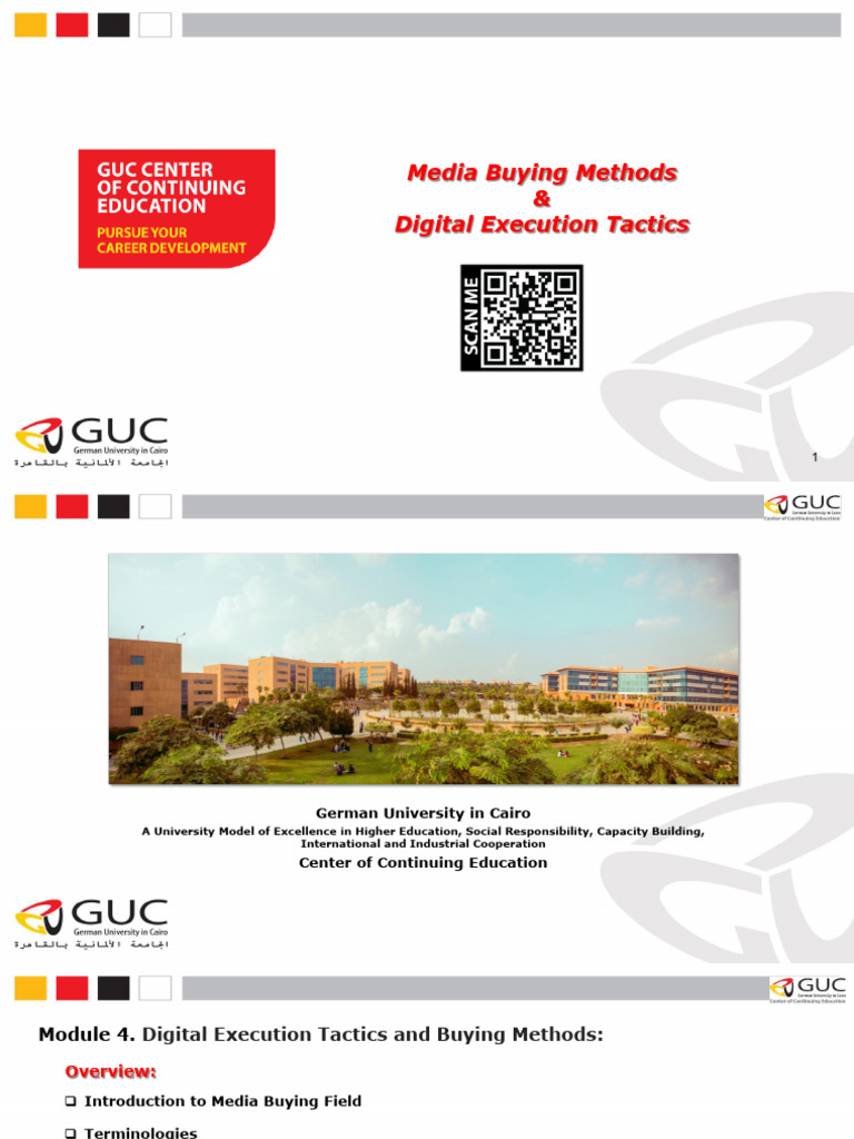 GUC-CCE - Digital Marketing 2024 - Media Buying | PDF | Snapchat | Facebook