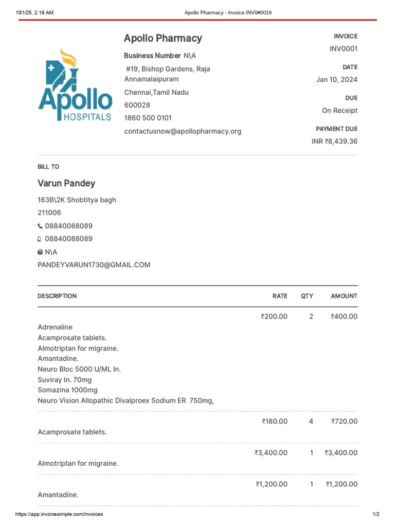 Invoice Simple - Invoices | PDF | Payments | Business Documents