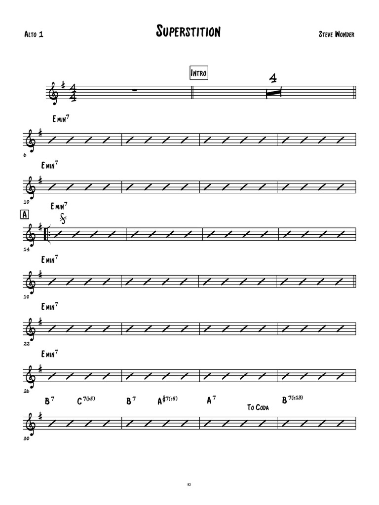 Superstition Chart | PDF