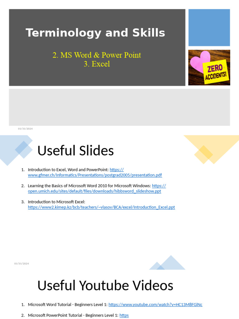 Microsoft Office Tutorials Guide | PDF