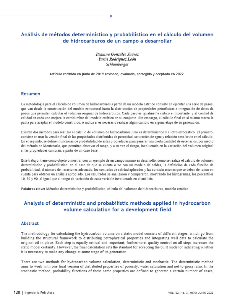 Metodo Deterministico y Probabilistico | PDF