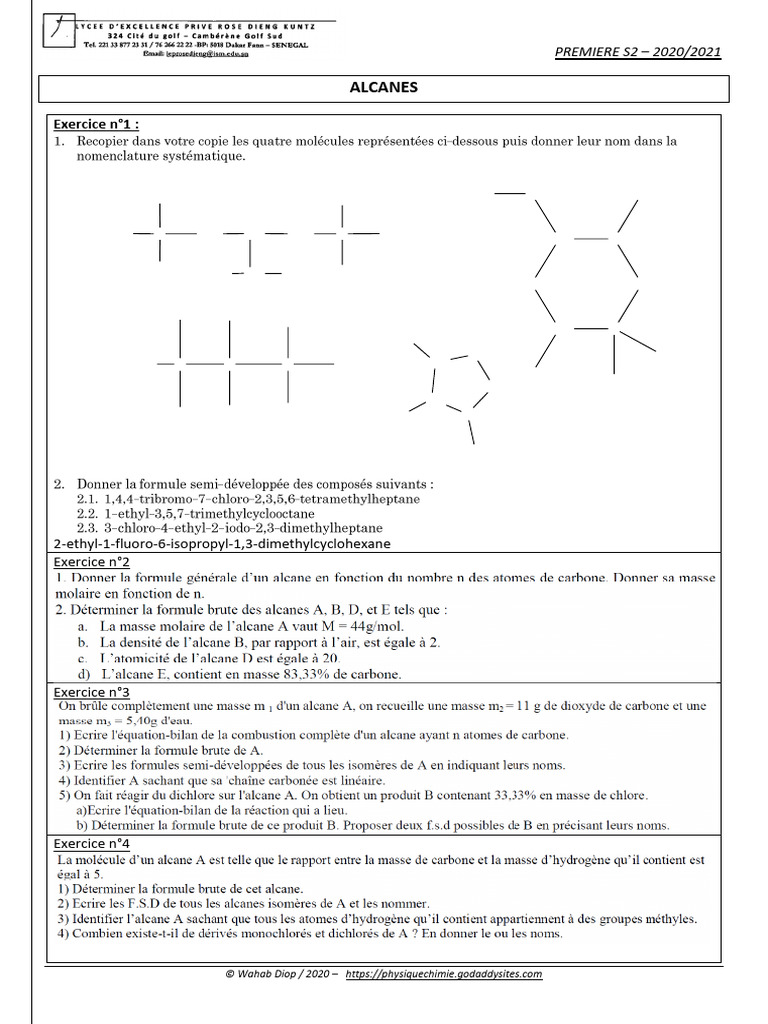 ALCANES 2021 RDK | PDF