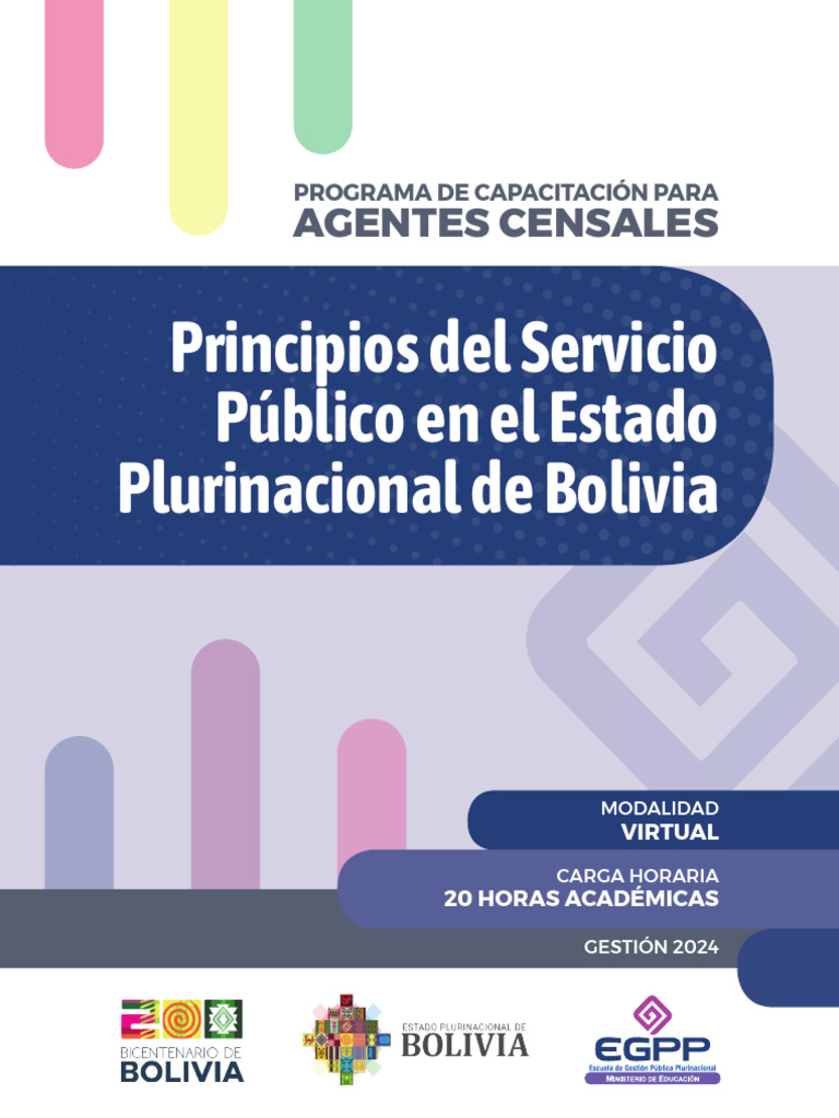 Capacitación en Servicio Público Bolivia | PDF | Administración Pública
