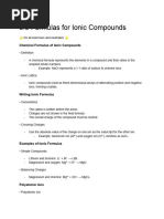 Polyatomic Ionic Compounds Worksheet FLS | PDF