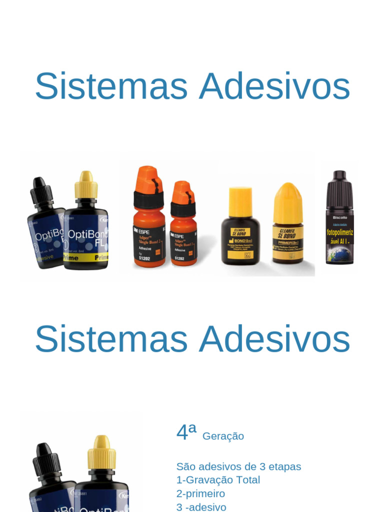 Sistemas Adesivos | PDF