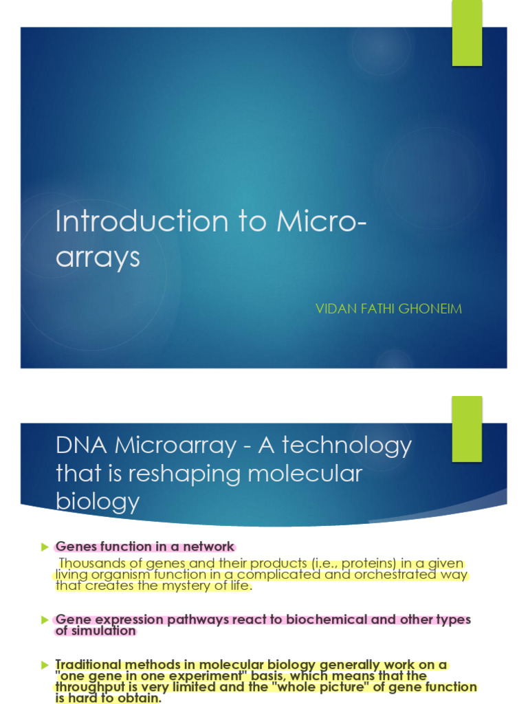 Microarrays Technology (1) | PDF | Dna Microarray | Oligonucleotide