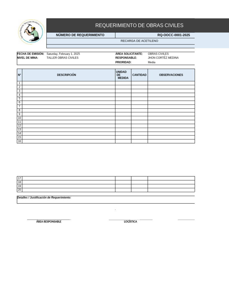 Formato RQ Oocc | PDF | Calefacción eléctrica | Sustancias químicas