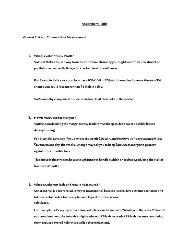 Assignment 1 (B) | PDF