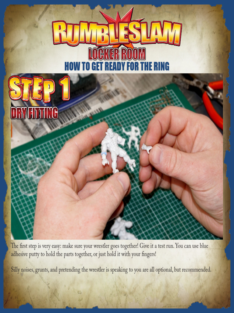 RUMBLESLAM Miniature Construction Guide | PDF | Paintings | Paint