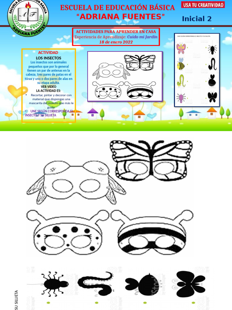 Actividades Educativas: Insectos y Medio Ambiente | PDF | Hoja ...