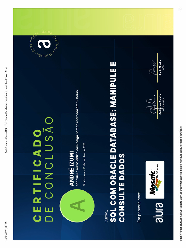 SQL COM ORACLE | PDF