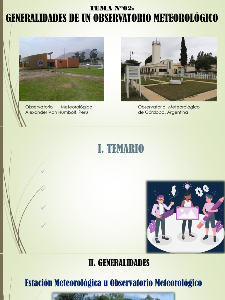 Tema_2_generalidades_obs_meteorol | PDF | Meteorología | Ciencias de la Tierra