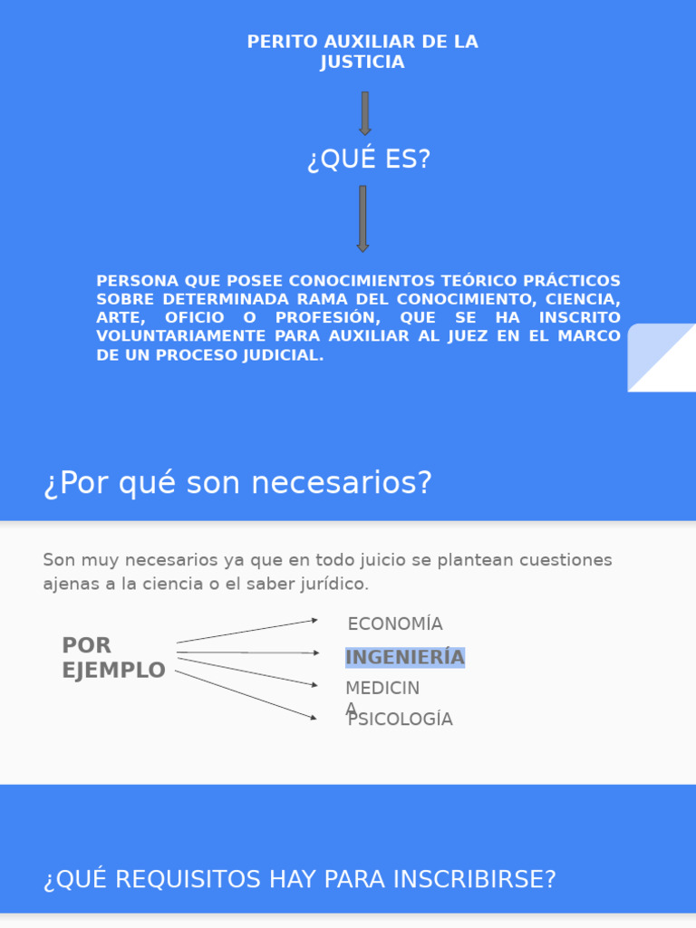 Perito | PDF | Testigo experto | Judicaturas