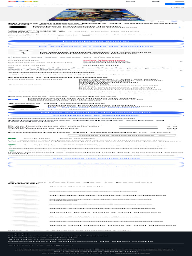 New Bratz 20th Anniversay 2021 Doll - Cameron eBay | PDF | Bahía E