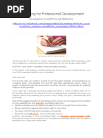 Journaling Cheat Sheet Guide | PDF