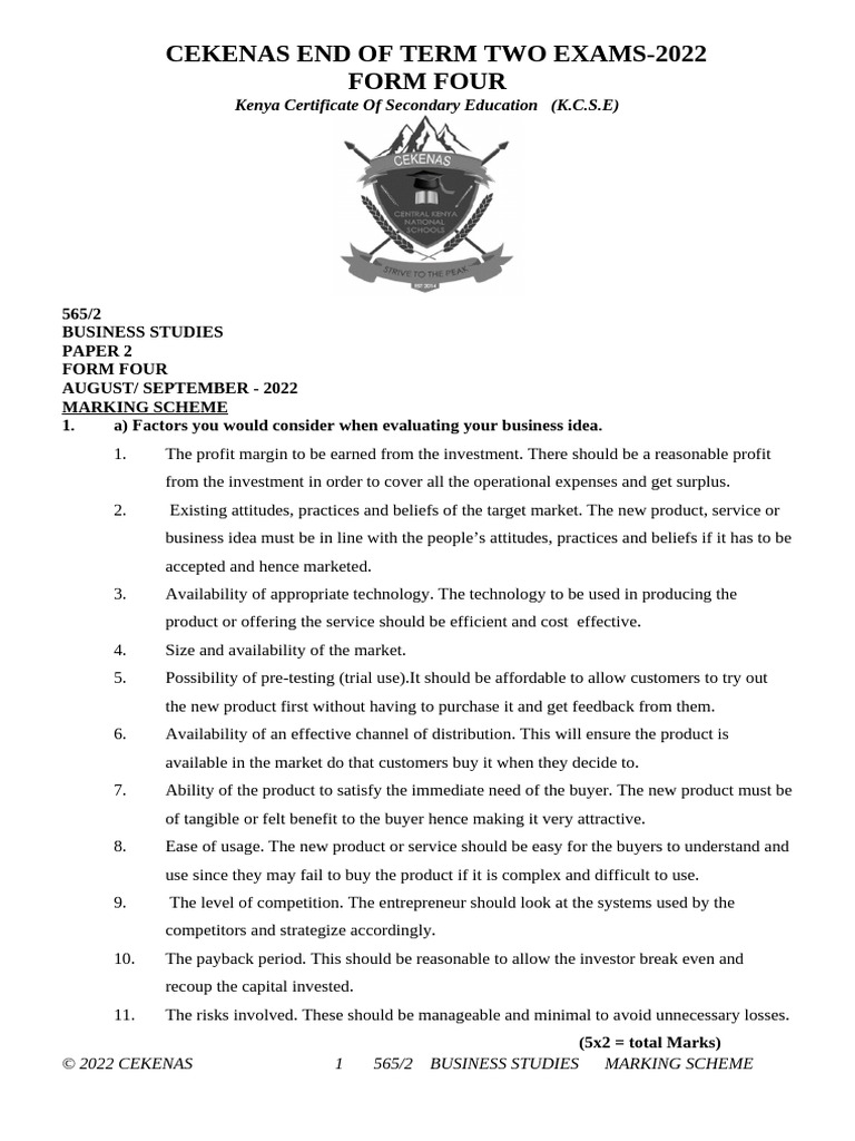 Business Studies M2 | PDF | Interest | Banks