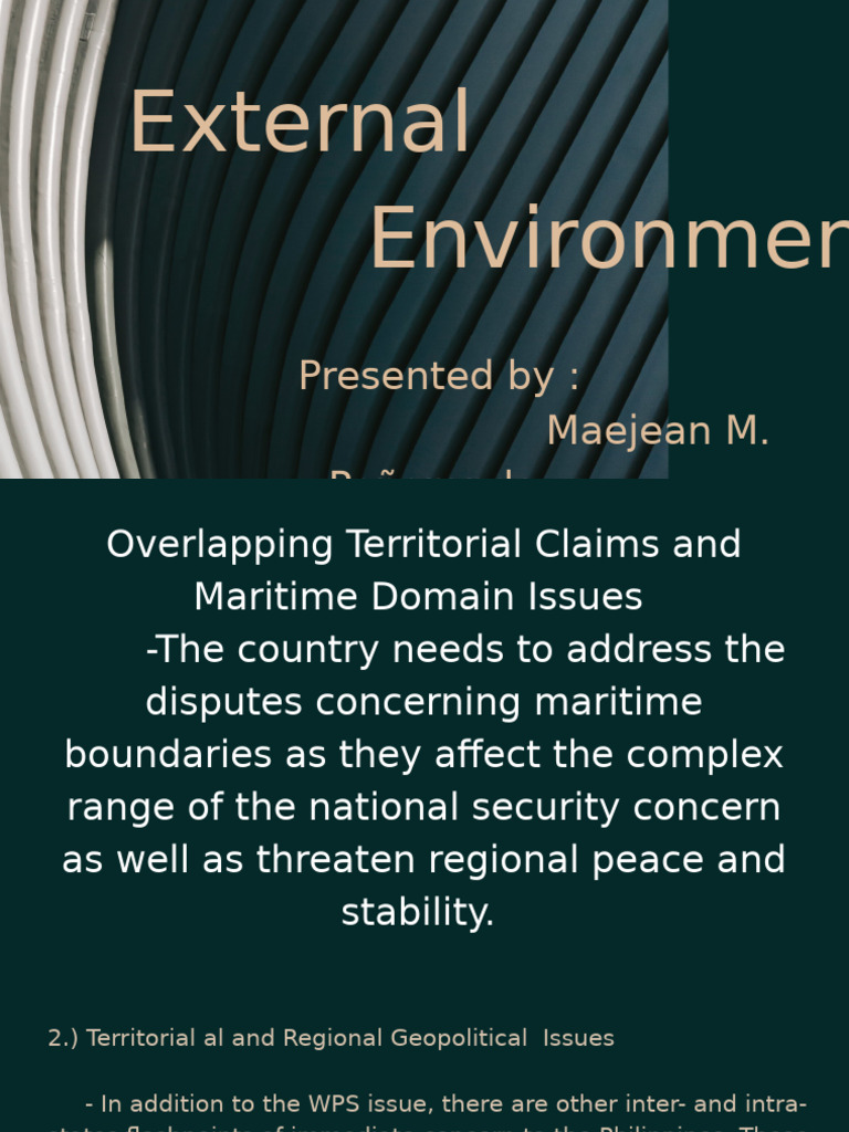 Lesson 2 External Environment Issues | PDF | Climate Change