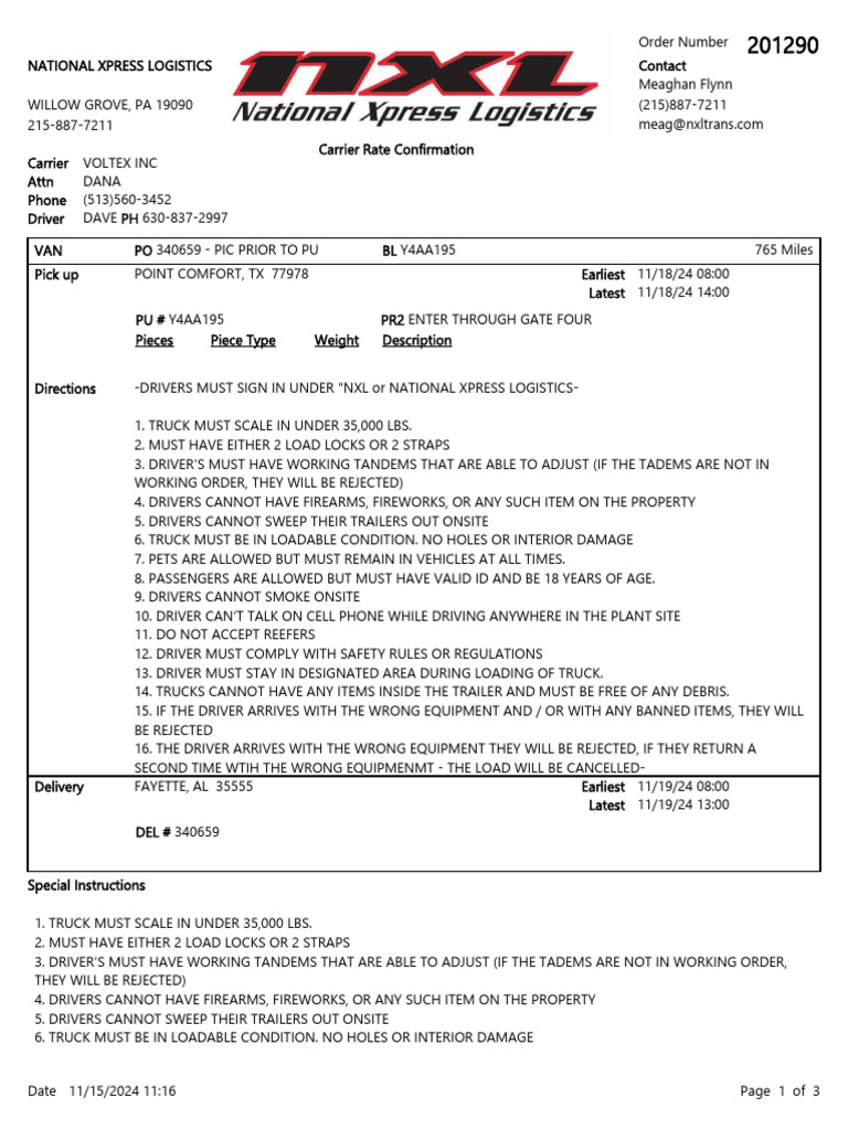 Blind Confirmation | PDF | Cargo
