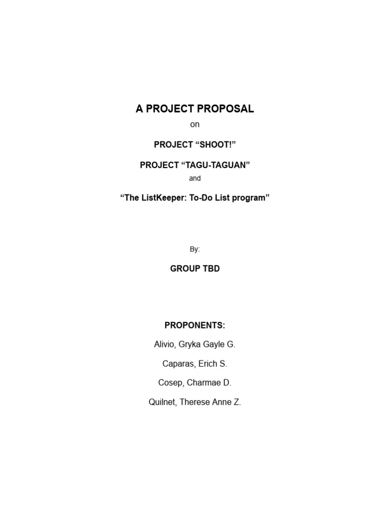PROJECT PROPOSAL_GROUP TBD_ES085 | PDF | Human–Computer Interaction | Usability
