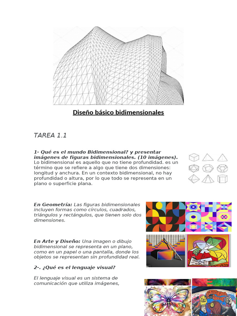 Diseño Básico Bidimensionales | PDF