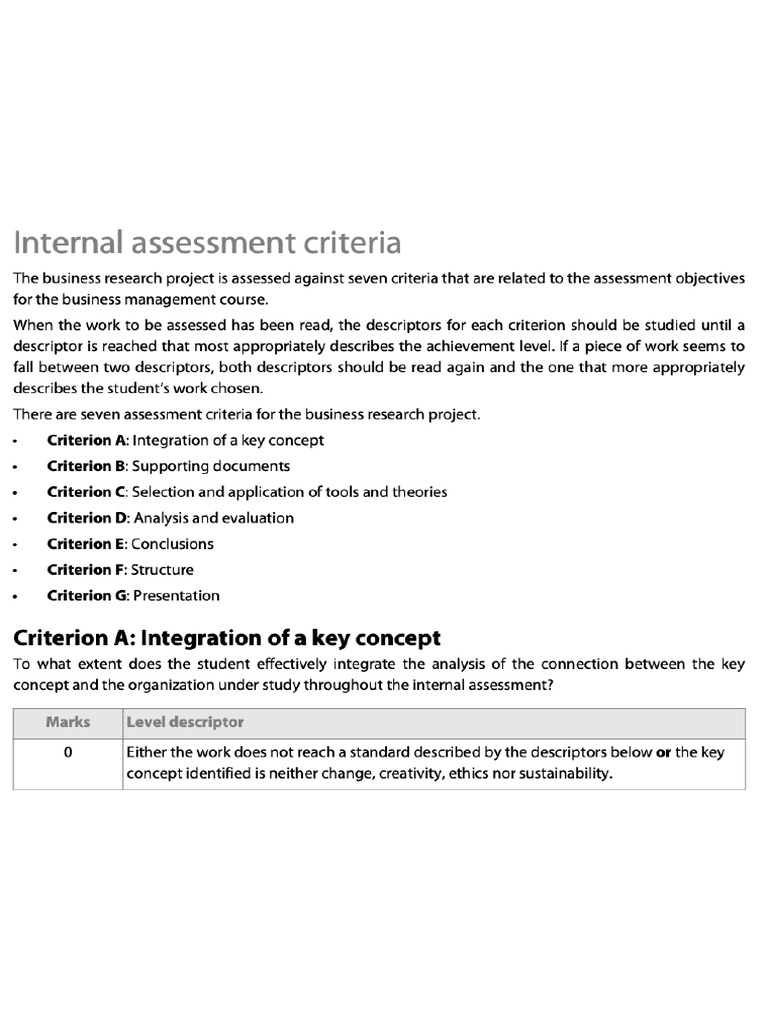Criteria Rubric | PDF