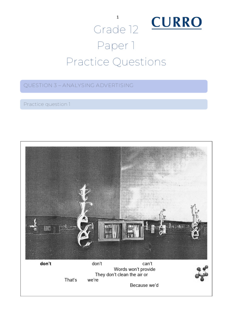 GR - 12 - Q3-Practice - Booklet - 1 1 | PDF | Advertising