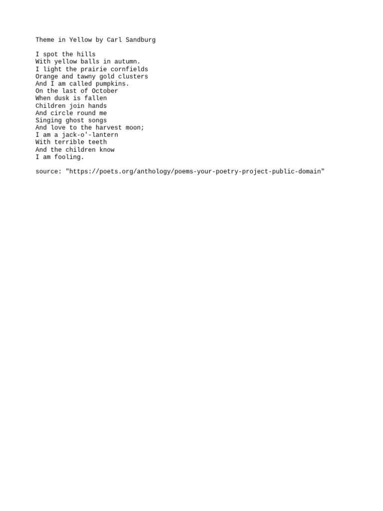 Theme in Yellow | PDF