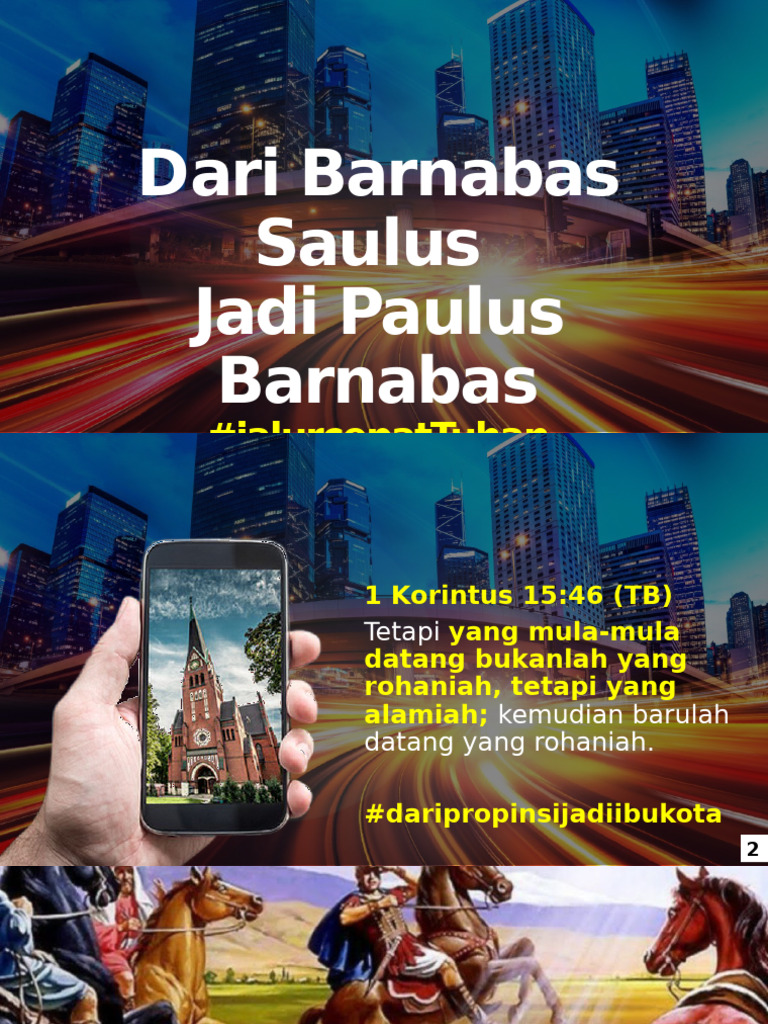 Transformasi Saulus Menjadi Paulus | PDF