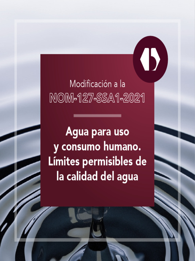 Modificaci N NOM 127 Agua 1674414341 | PDF