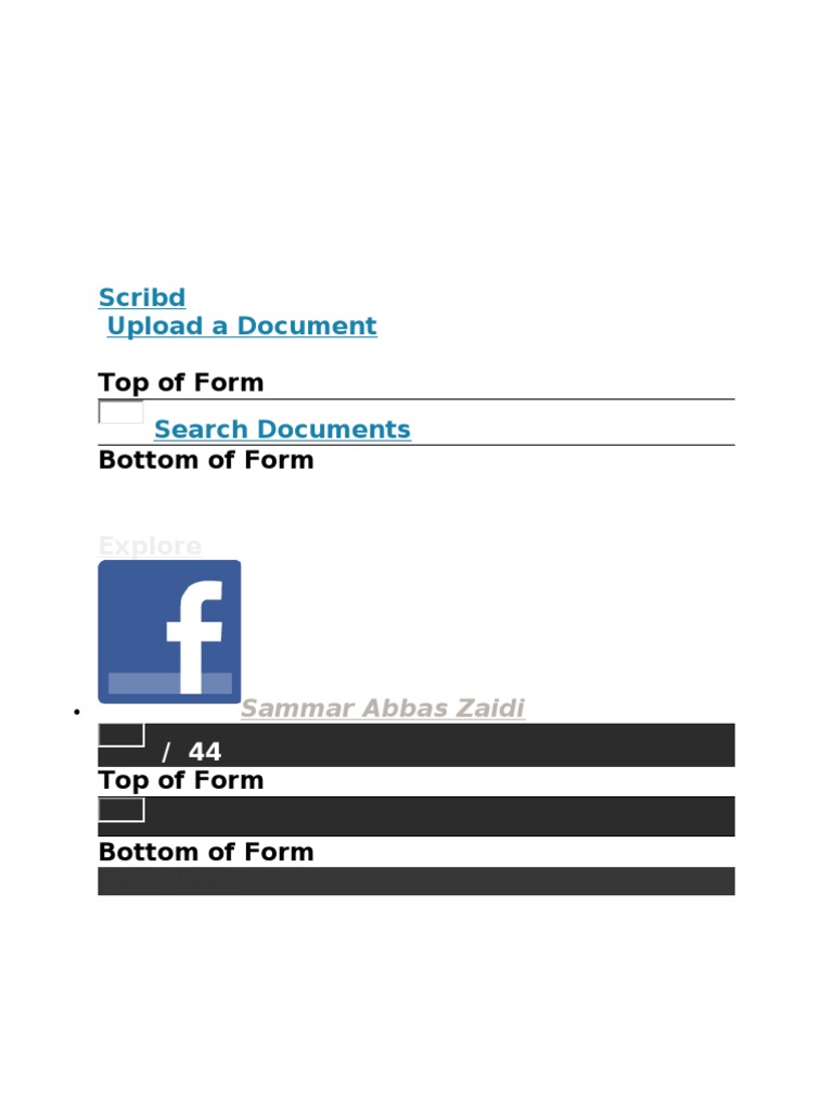 Scribd Upload A Document: Top of Form Bottom of Form | PDF | Mark ...