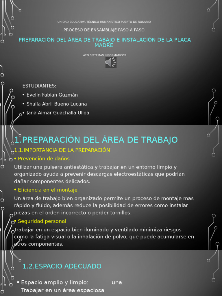 Proceso de Ensamblaje Paso A Paso | PDF | Arquitectura de Computadores ...