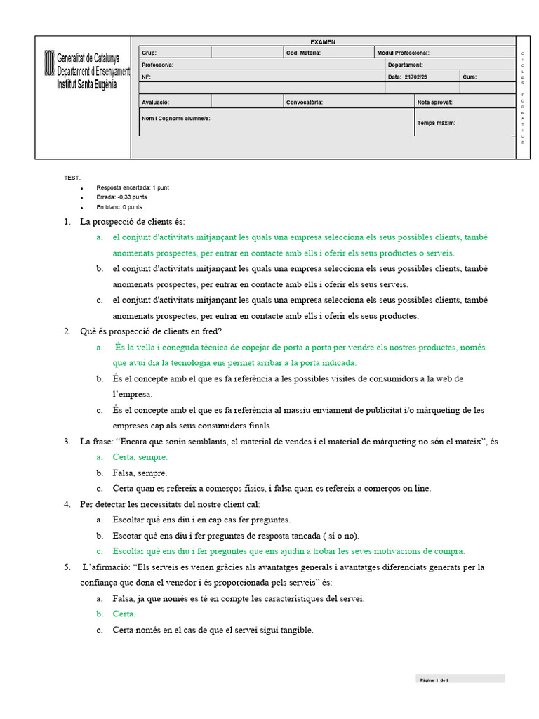 Examen 2 Uf1 Corregit | PDF