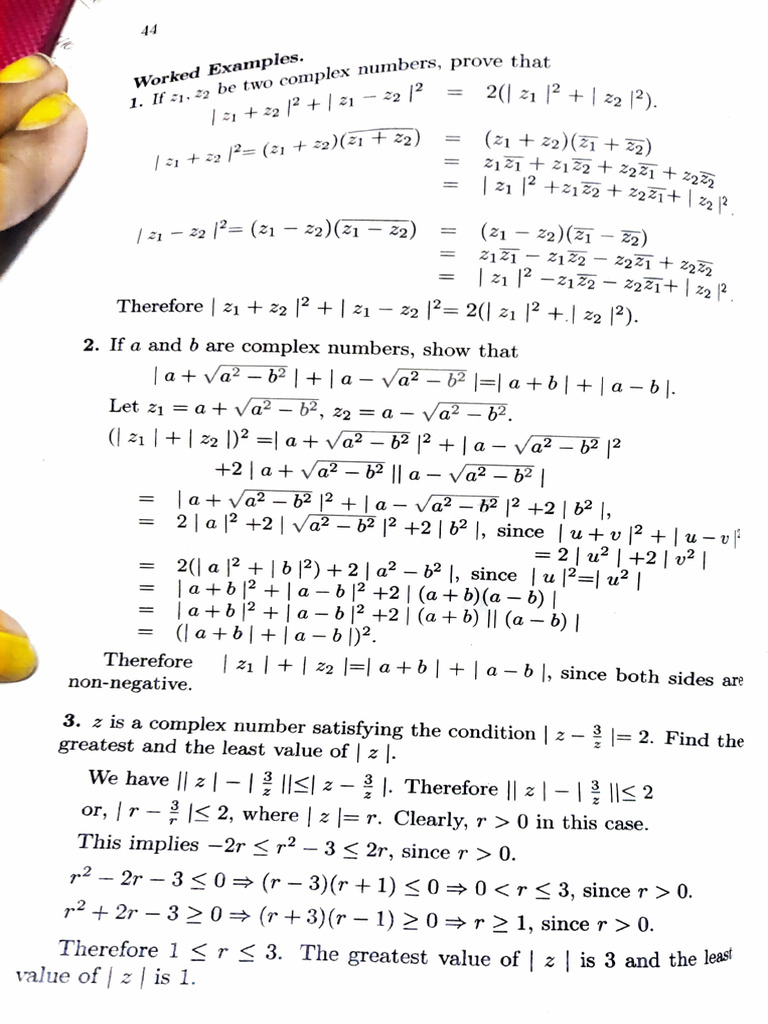 Complex Number | PDF | Elementary Mathematics | Mathematical Objects