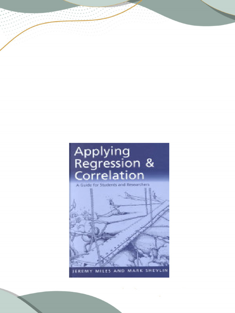 Download ebooks file (Ebook) Applying Regression and Correlation : A Guide for Students and ...