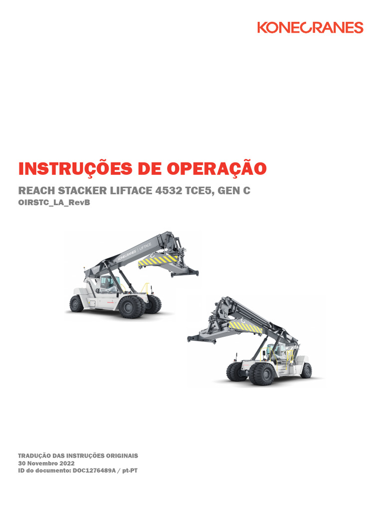 Konecranes Manual de Operação | PDF | União Europeia | Direitos Autorais