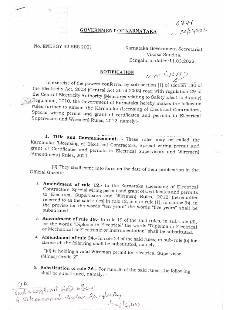 Notification Energy 92 EBS 2021 | PDF