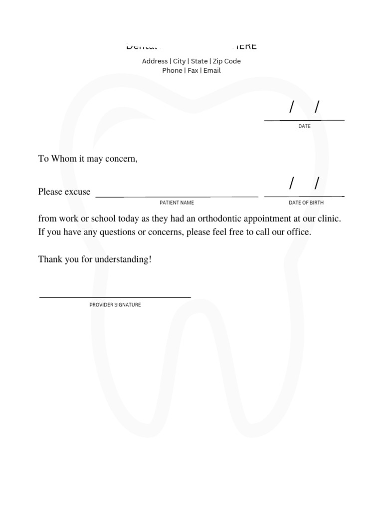 Dentist Note Template Set | PDF | Clinical Medicine | Health Sciences