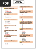 Ergonomics Quiz With Answers | PDF