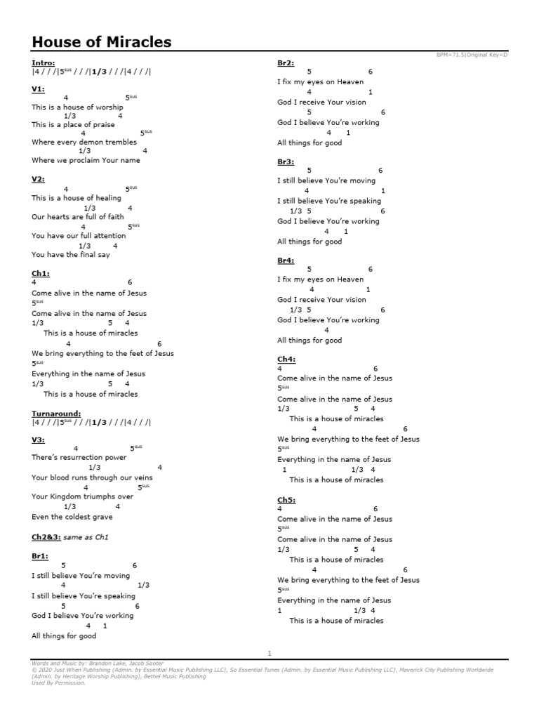 Numbers - House of Miracles | PDF | Miracle | Theology