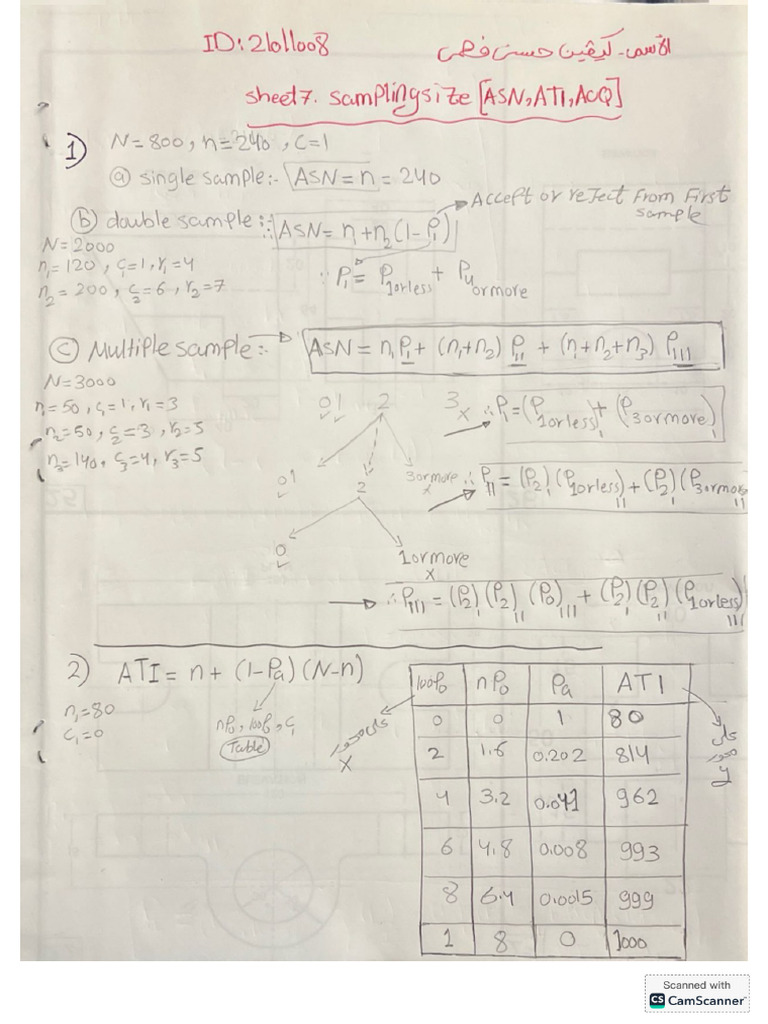 Sheet7-Quality Control | PDF